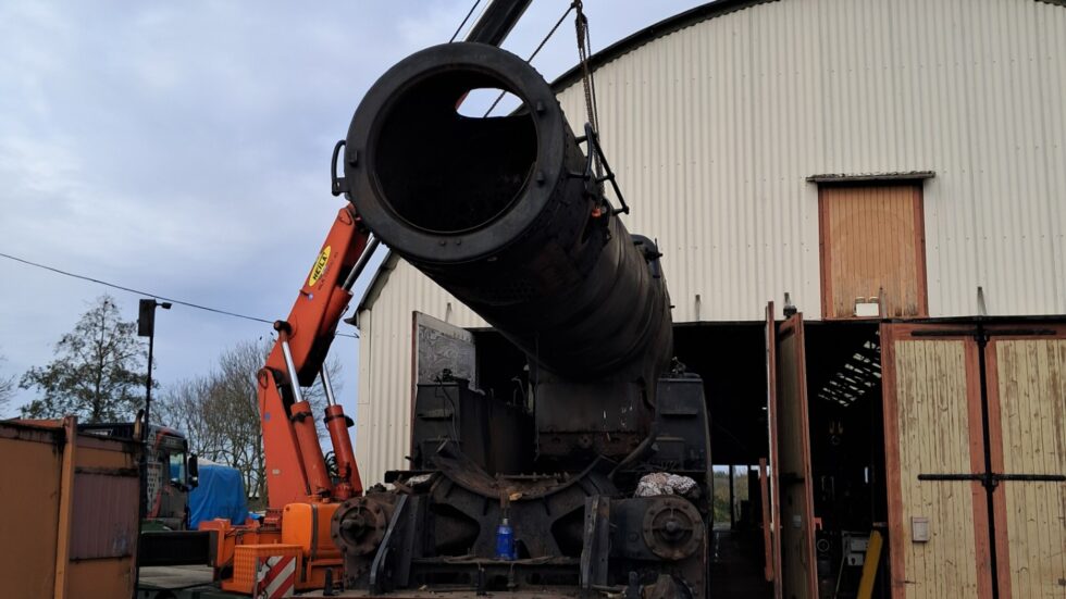 The big boiler lift - West Somerset Railway Association